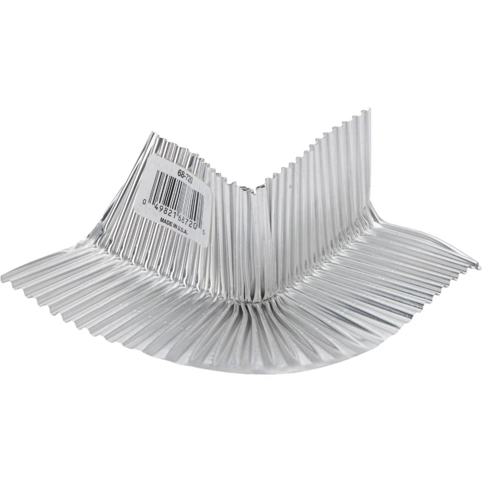 Amerimax Corner Flex 3-1/2 In. L. x 2 In. H. x 2 In. D. Mill Aluminum Flashing - Walmart.com