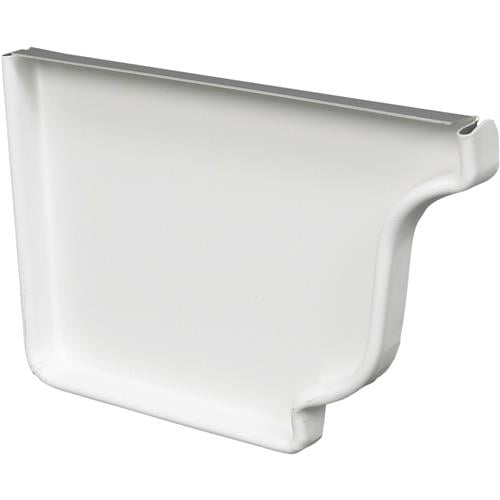 Amerimax Galvanized Gutter End Cap BROWN RIGHT, Each - Walmart.com