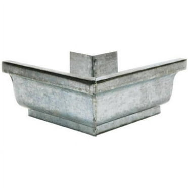 Amerimax Home Products 19201 Galvanized Steel Inside Mitre- White - 4 ...