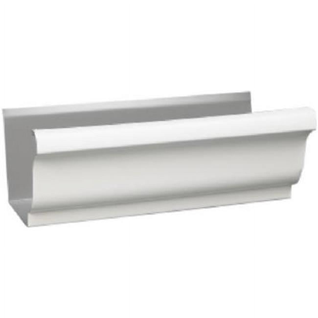 Amerimax Home Products 513630, Steel White Standard Roof Gutter, 10 ...