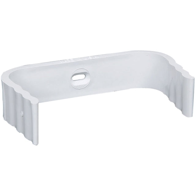 Amerimax Home Products 2 in. x 3 in. White Vinyl Downspout Clip ...
