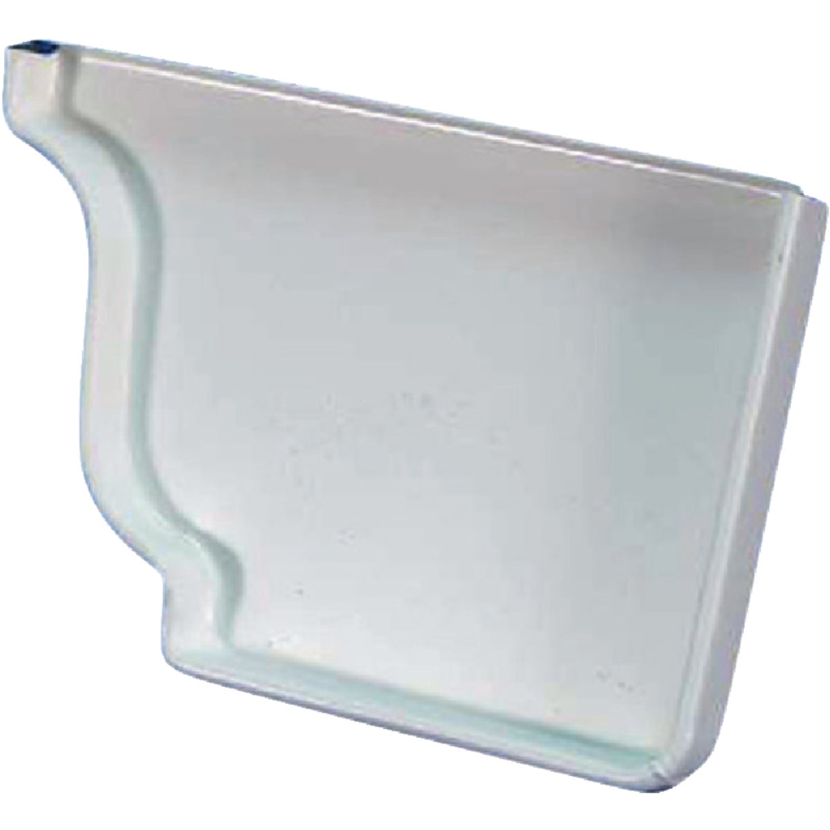 Amerimax Home Products 27006 White Aluminum Right Gutter Endcap - 5 In ...