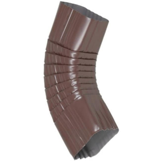 Amerimax Home Products 4526519 3 x 4 in. Brown Aluminum Gutter Side ...
