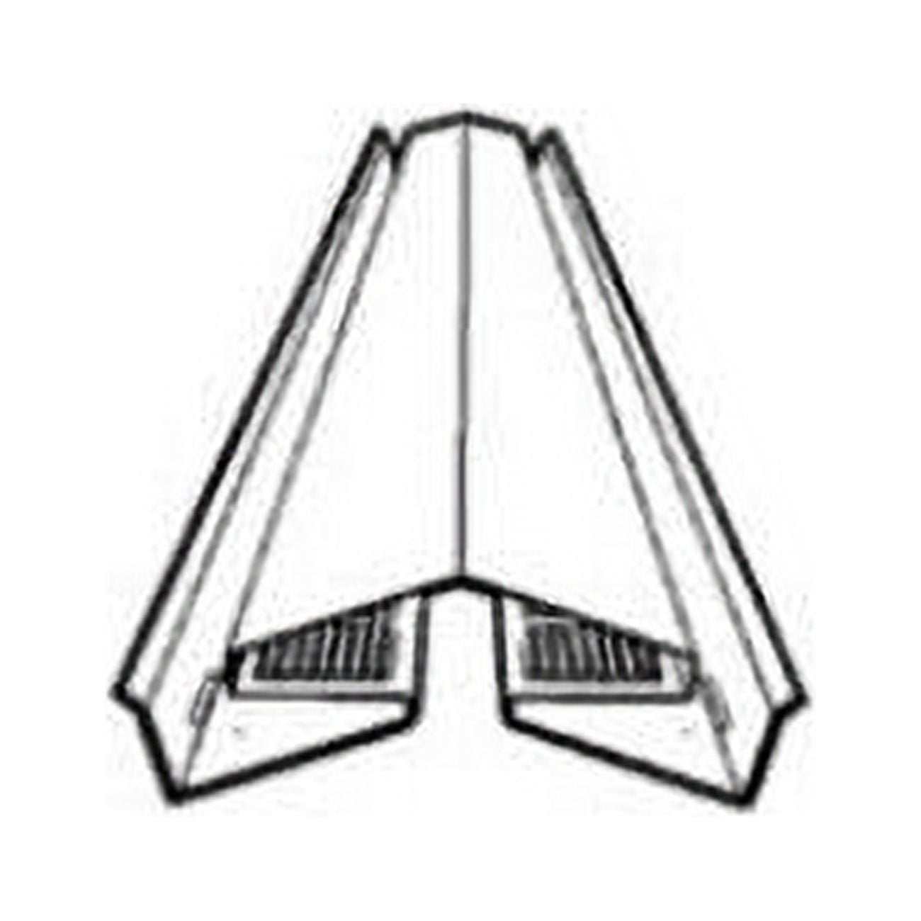 Amerimax Home Products VENTRV10BR-U 10 ft. Aluminium Ridge Vent - 015 ...