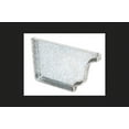 Amerimax K Slip End Cap 4 " Galvanized Left Hand - Walmart.com