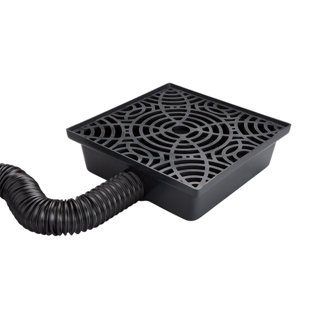 Amerimax StealthDrain Low Profile Rain Gutter Drain Downspout Diverter ...