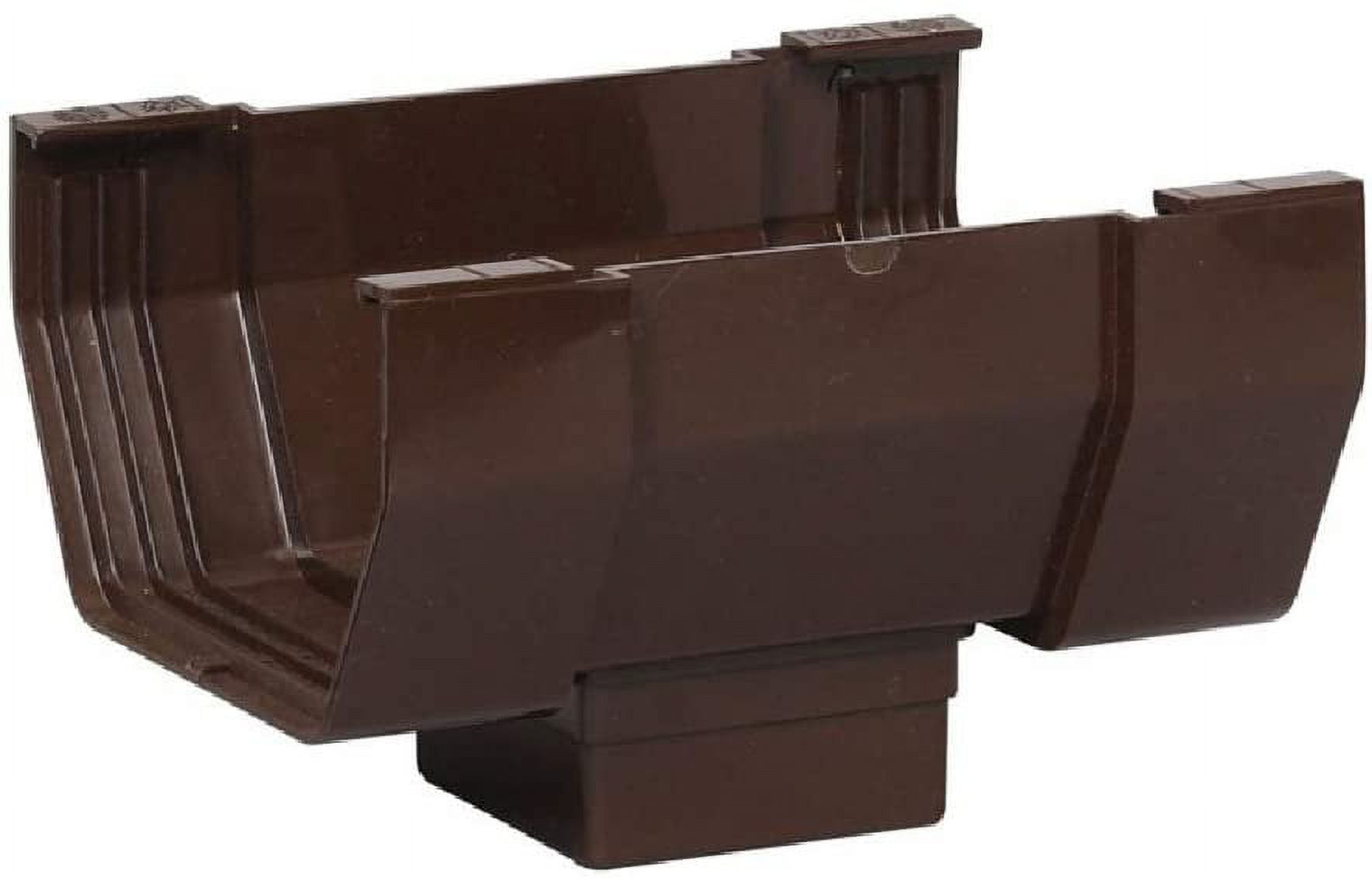 Amerimax T1506 Gutter Drop Outlet, Vinyl, Brown - Walmart.com