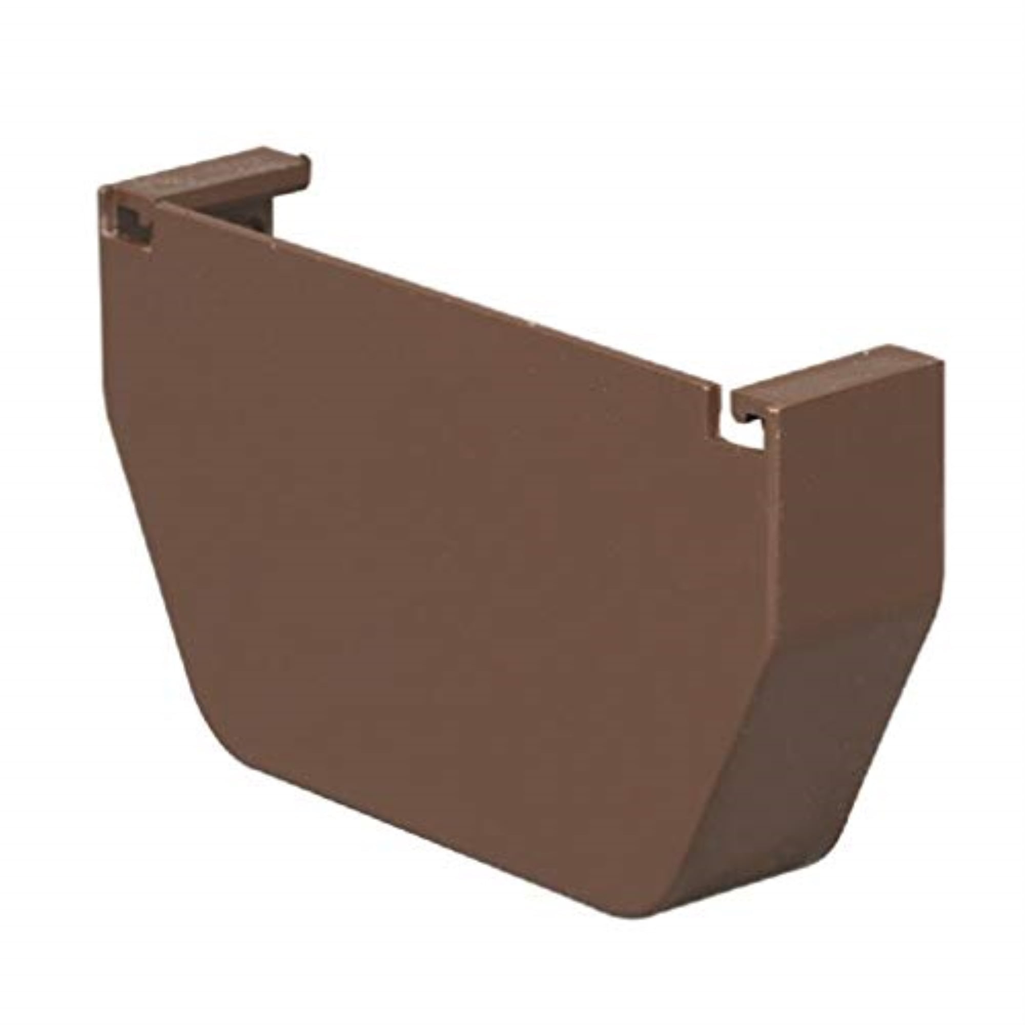 Amerimax T1511 Gutter End Cap, Vinyl, Brown - Walmart.com