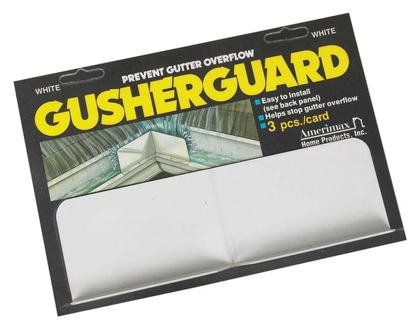 Amerimax White Aluminum Gusher Guard with 96% Tin and 4% Silver ...