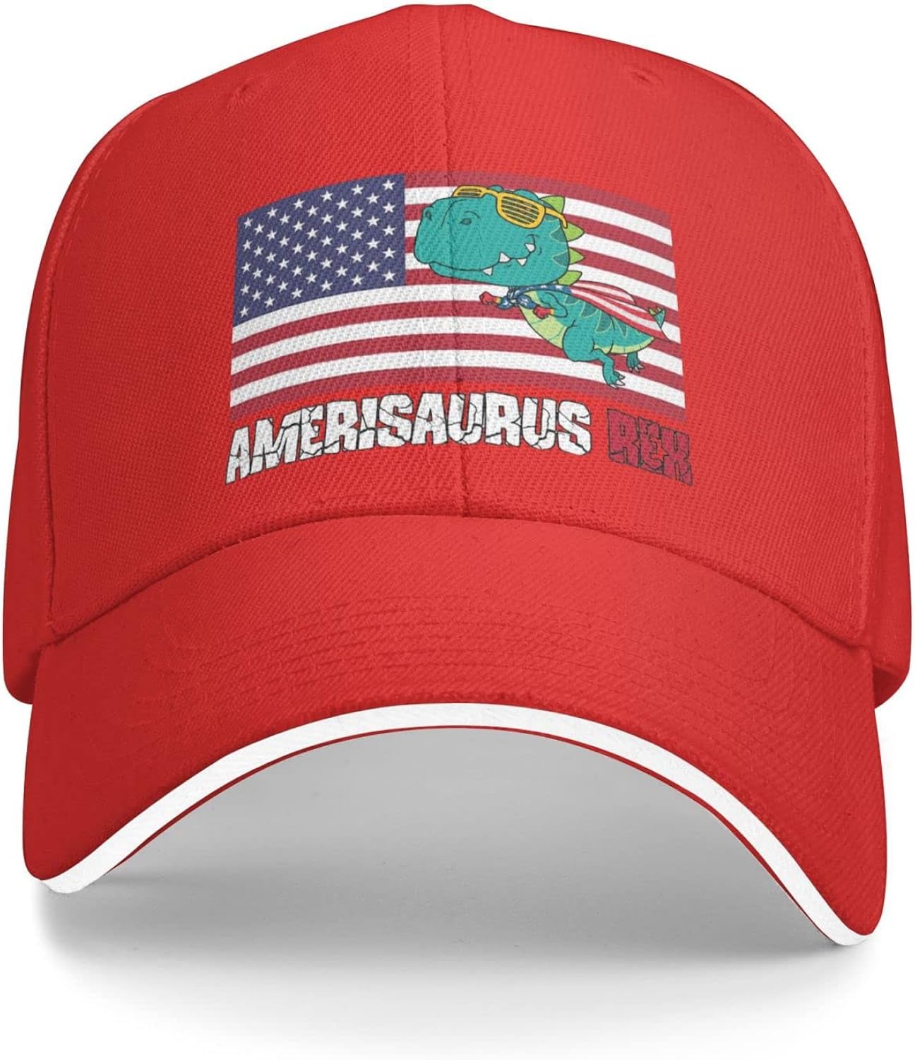 Amerisaurus Rex Hat for Men Baseball Cap Cute Cap - Walmart.com