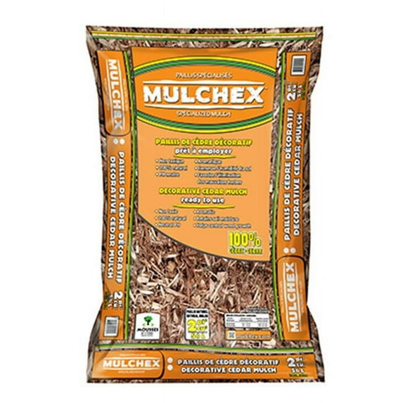 Ameriscape Canadian Cedar Mulch 2 cu ft, Durable Garden Supplies ...