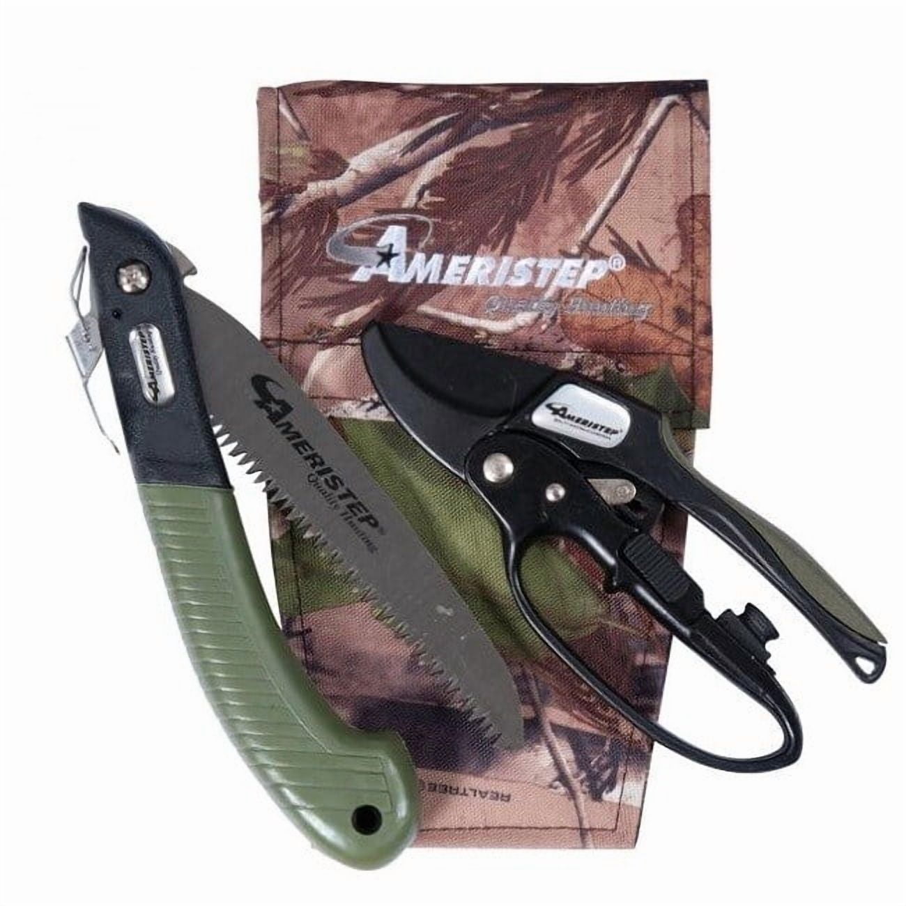 AMERISTEP Pruning Kit for Hunting Sharp-Bladed Folding Saw & Ratchet ...