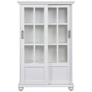 Bookcase with glass doors walmart store