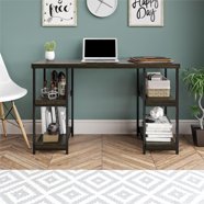 Mainstays Student Desk with Easy-glide Drawer, Canyon Walnut Finish ...