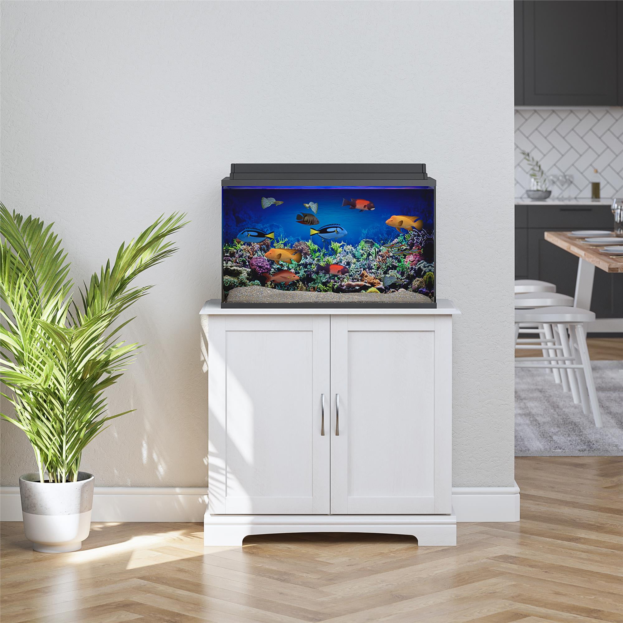 Ameriwood Home Alta Vista 29 - 37 Gallon Aquarium or Terrarium Stand ...