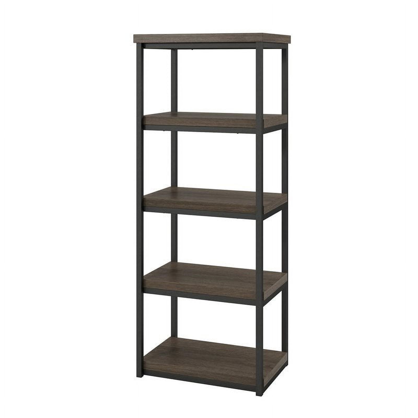 Ameriwood Home Ashlar Bookcase in Weathered Oak - Walmart.com