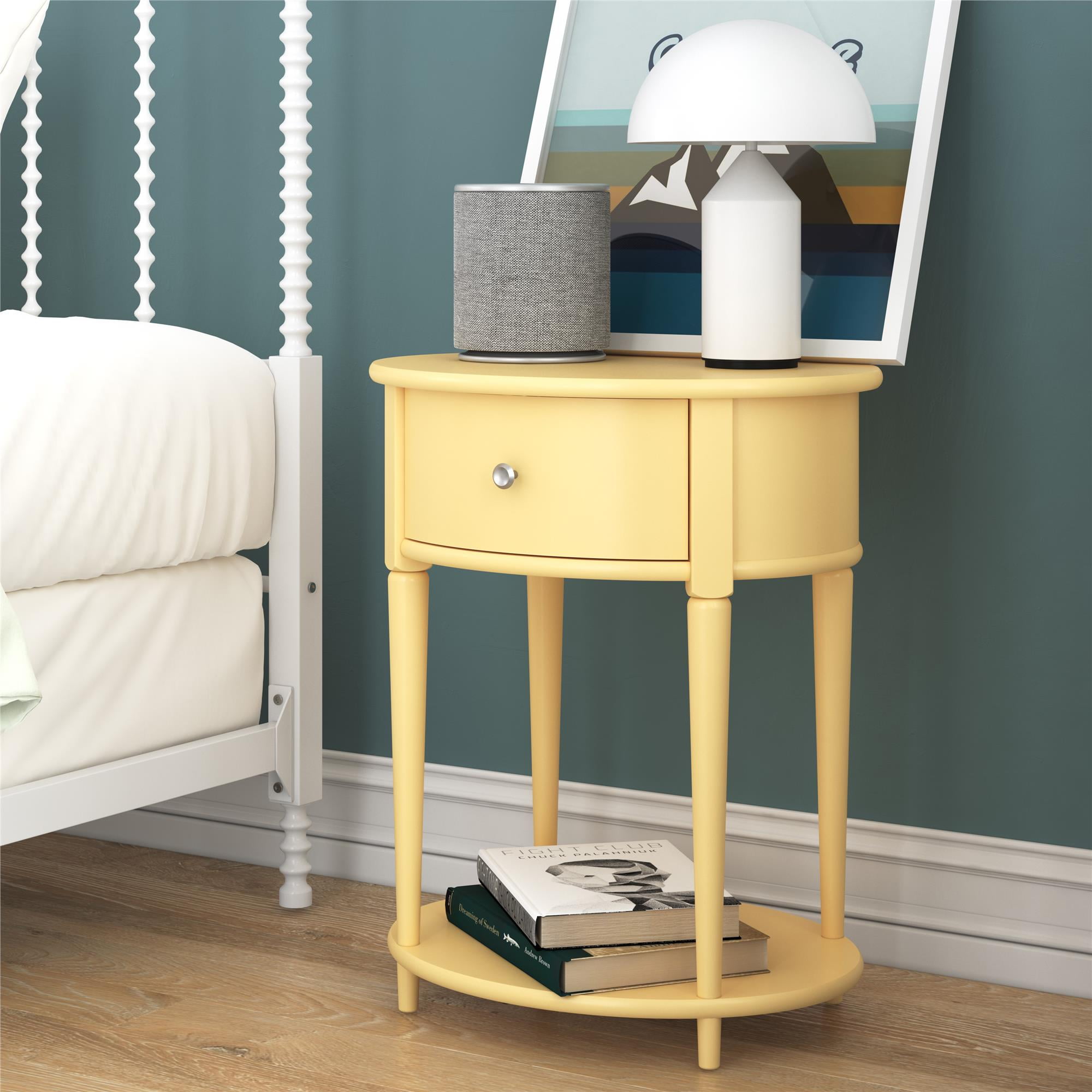 Ameriwood Home Aurora End Table, Pale Yellow - Walmart.com