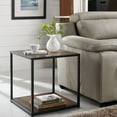 Ameriwood Home Canton Accent Table with Metal Frame, Cherry - Walmart.com