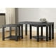 Ameriwood Home Coffee Table and End Table 3-pc. Set, 5082096, 18 X 35 X 16, Black - Walmart.com