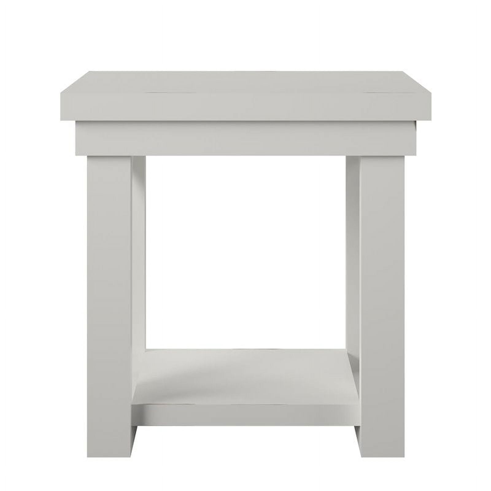 Ameriwood Home Crestwood End Table in White - Walmart.com