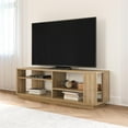 Free Shipping! Ameriwood Home Glenvale Contemporary TV Stand for TVs up to 60", Natural ...