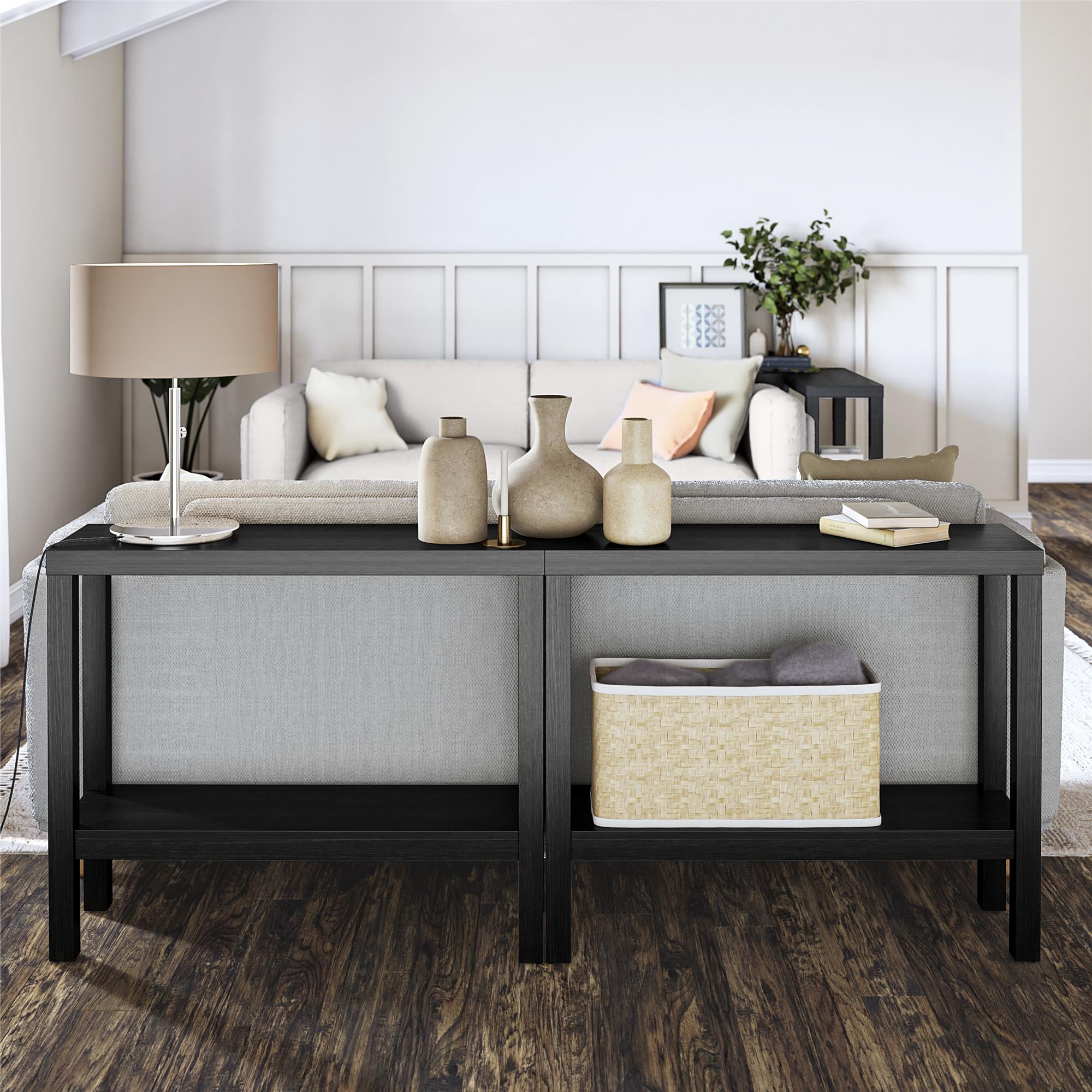 Free Shipping! Ameriwood Home Glyndon Wrap-Around Sofa Accent Tables ...