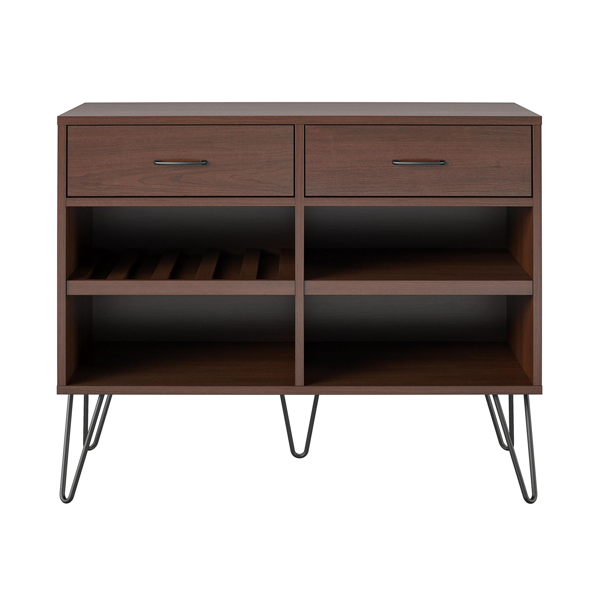 Ameriwood Home Pino Valley Beverage Cabinet, Cherry Oak - Walmart.com