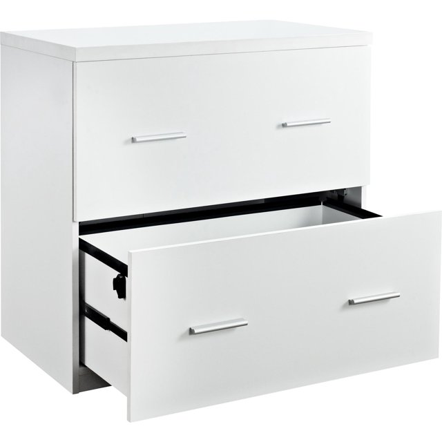 Ameriwood Home Princeton Lateral File Cabinet, White - Walmart.com