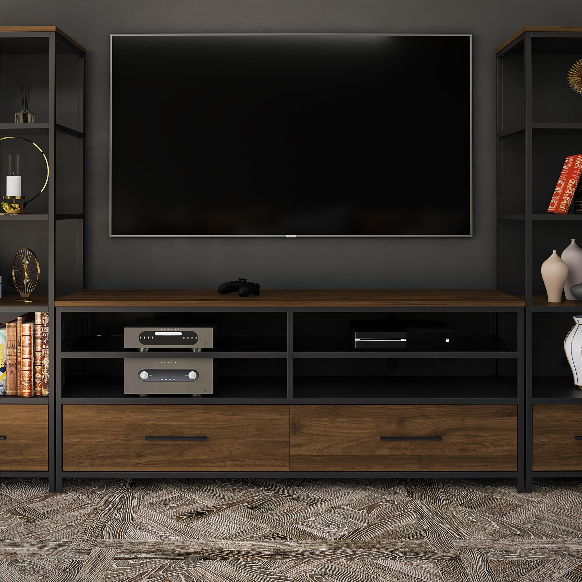 Ameriwood Home Entertainment Center, Structure TV Stand for TVs up to ...