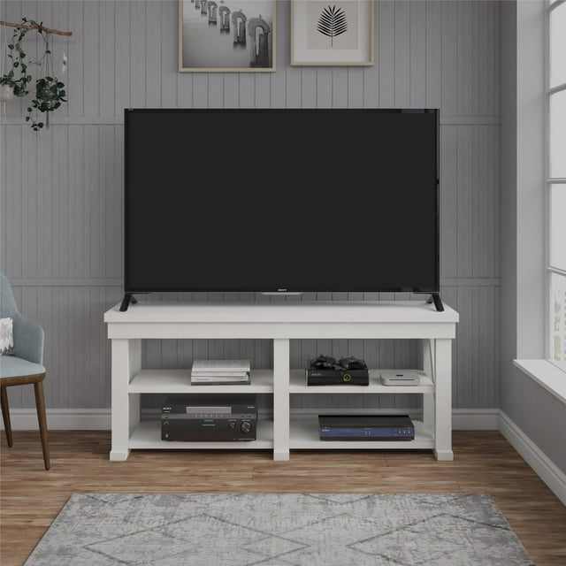 Ameriwood Home Wheaton TV Stand for TVs up to 60", White - Walmart.com