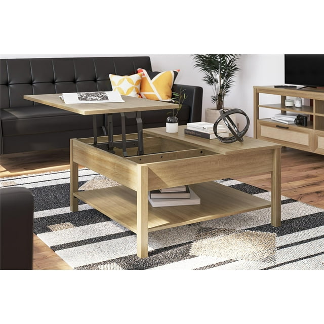 Ameriwood Home Wimberly Lift Top Coffee Table, Natural - Walmart.com
