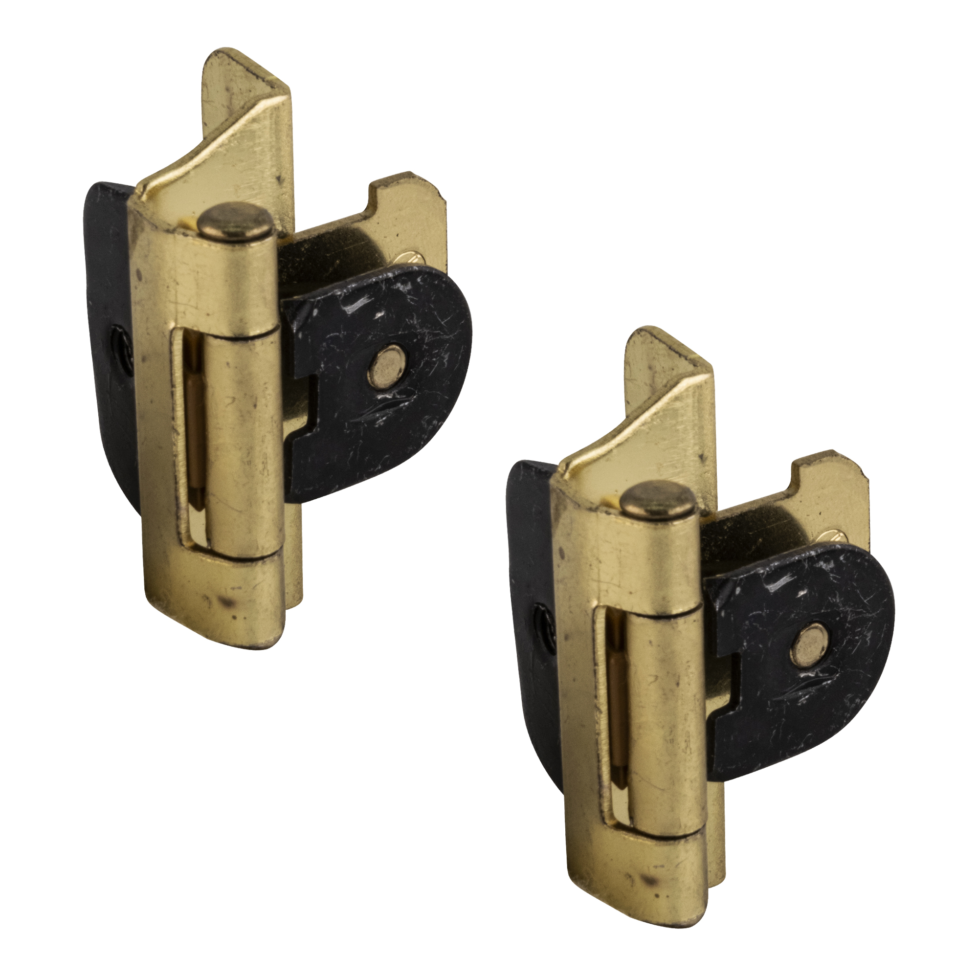 Amerock cm87013 Bright Brass Double Demountable Cabinet Hinges 1/4 ...