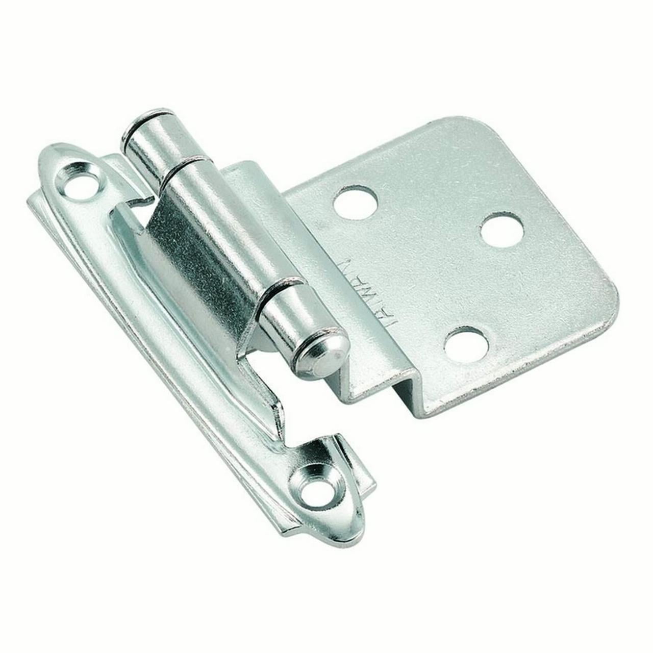 Amerock 3/8in (10 mm) Inset Self-Closing, Face Mount Polished Chrome ...