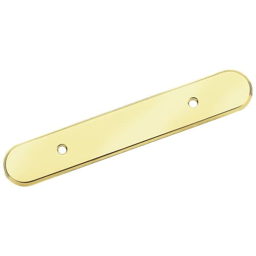 Amerock Backplates 3 in (76 mm) Center-to-Center Polished Brass Cabinet ...