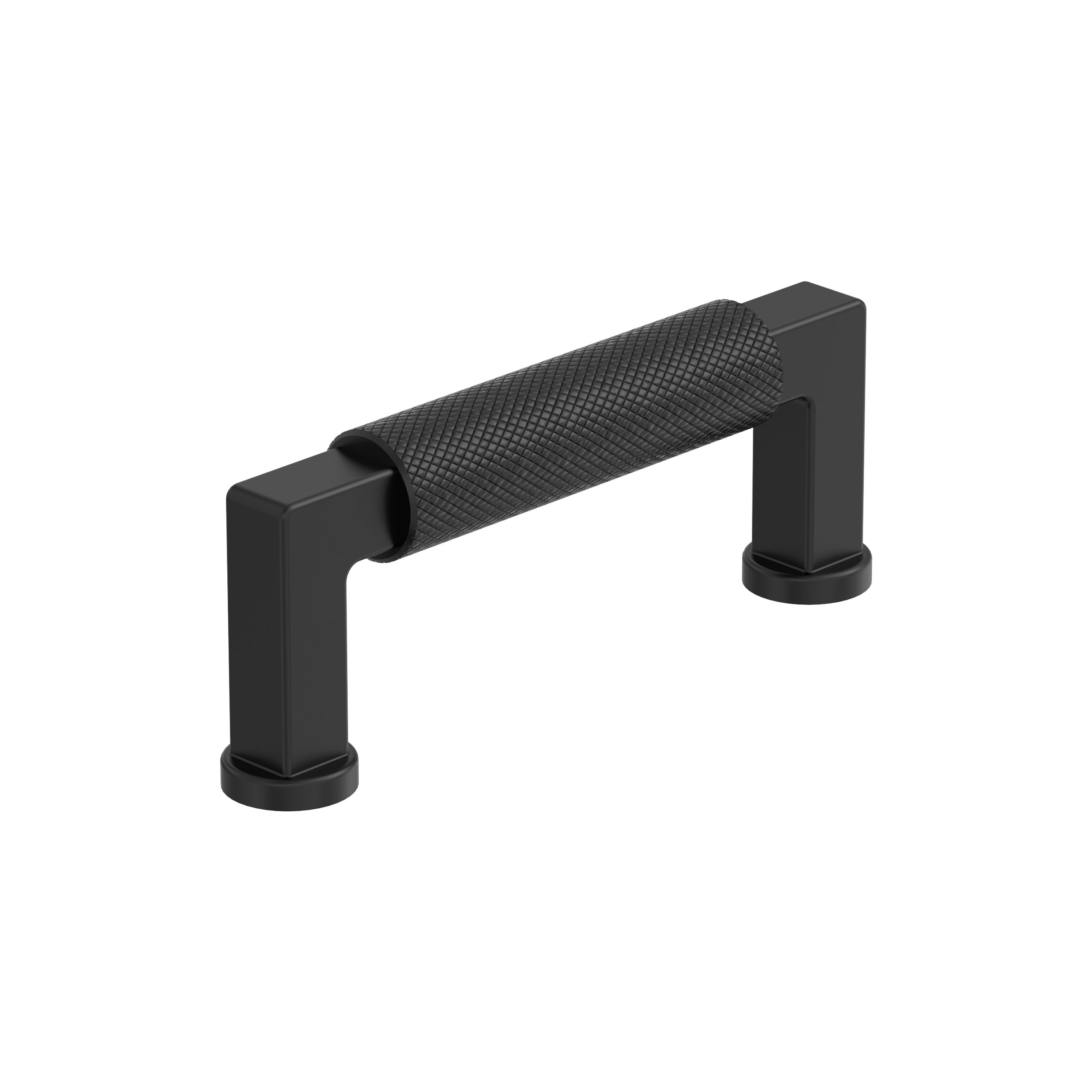 Amerock Balata 3 inch (76mm) Center-to-Center Matte Black Cabinet Pull ...