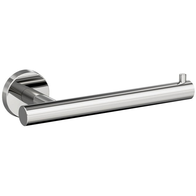 Amerock Bh26540 Arrondi Wall Mounted Euro Toilet Paper Holder - Stainless Steel - Walmart.com