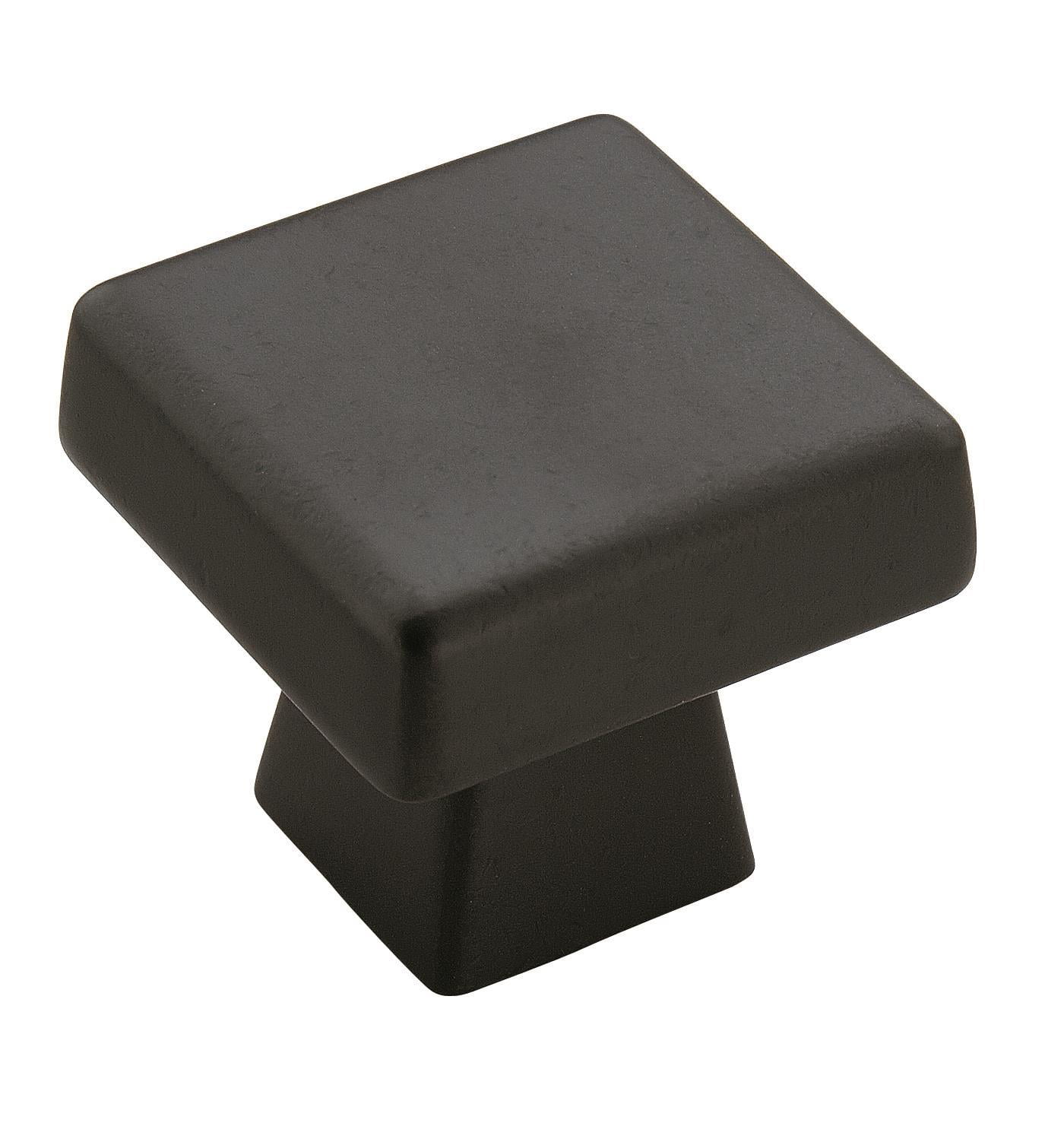 Amerock Blackrock 1-1/2 inch (38mm) Length Black Bronze Cabinet Knob, 5 ...