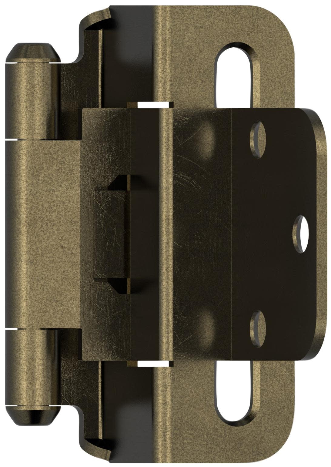 Amerock Bp7565 Functional Hardware 3/8" Inset Wrap Cabinet Door Hinge ...