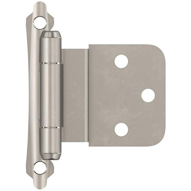 Amerock Bp7928 Functional Hardware 3/8" Inset Surface Mount Cabinet Door Hinge - Nickel ...