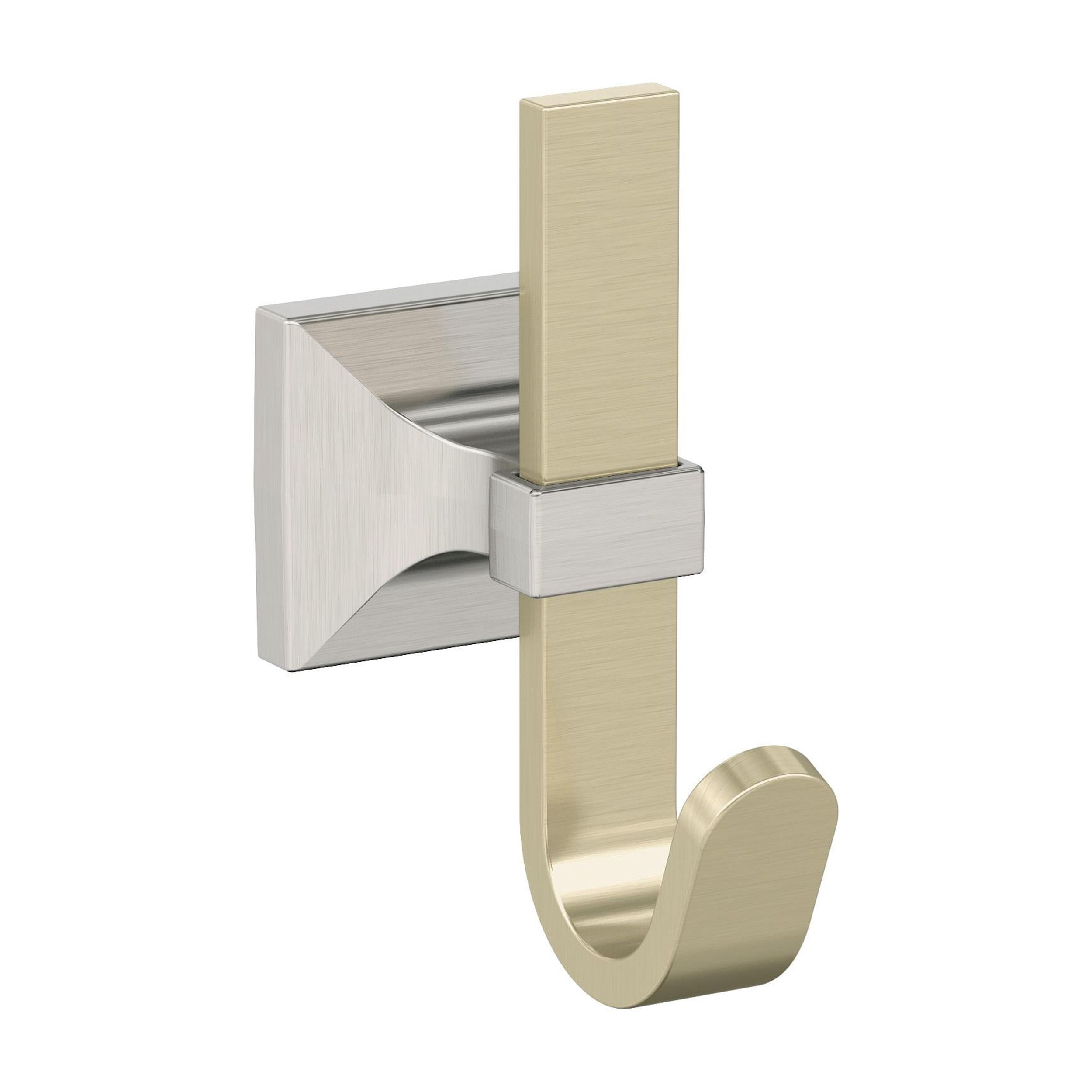 Amerock Burbank Transitional Single Prong Golden Champagne/Satin Nickel ...