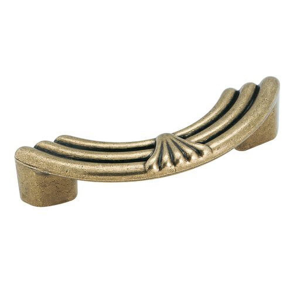 Amerock BP1820R1 Design Details Pull, Regency Brass, 4-7/16-Inch ...