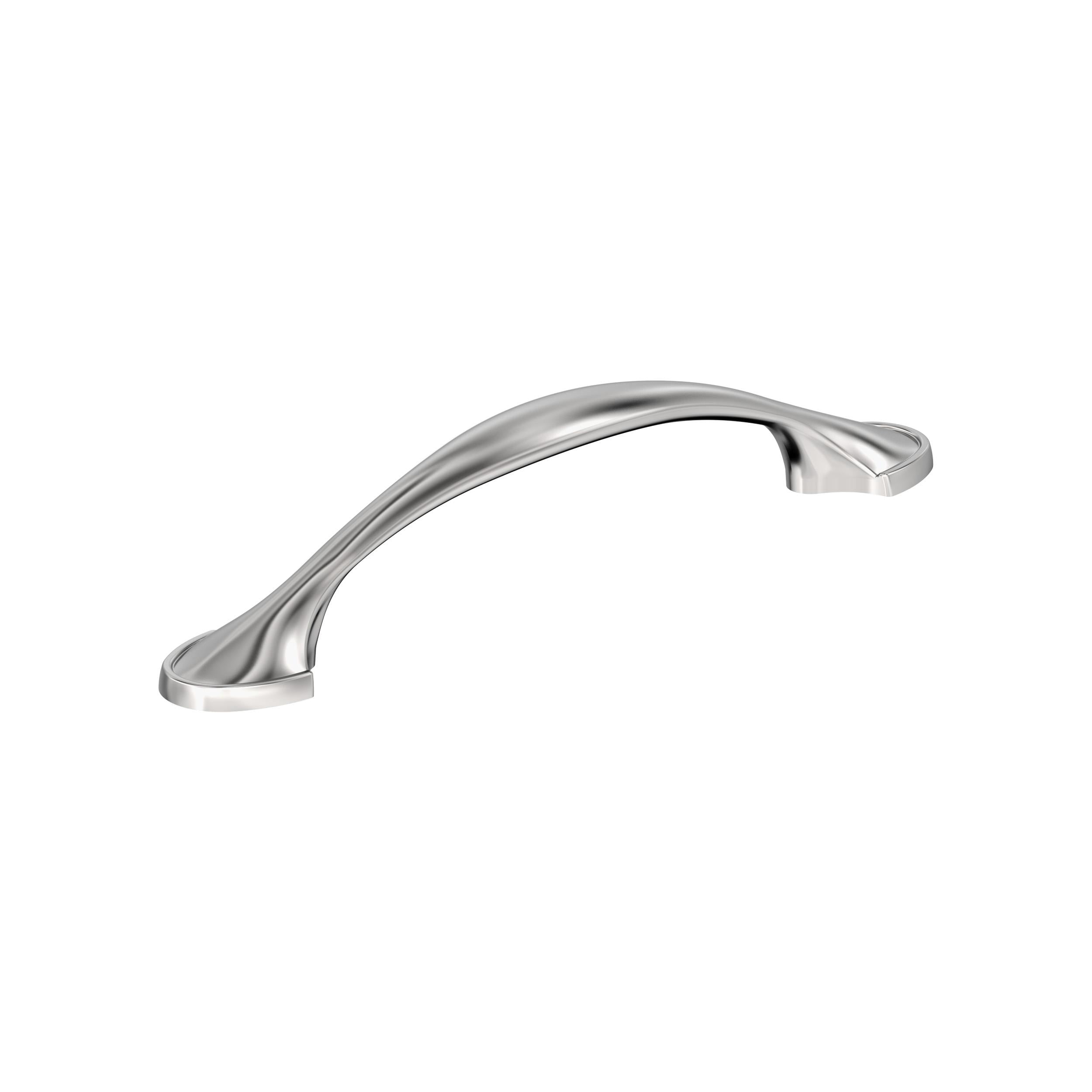 Amerock Fairfield 3-3/4 inch Center-to-Center Polished Chrome Cabinet ...