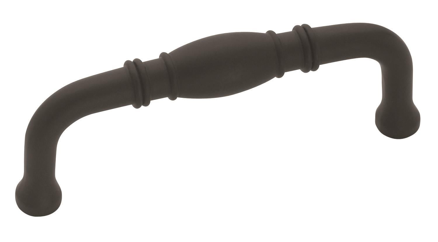 Amerock Granby 3 inch Center-to-Center Matte Black Cabinet Pull, 10 ...