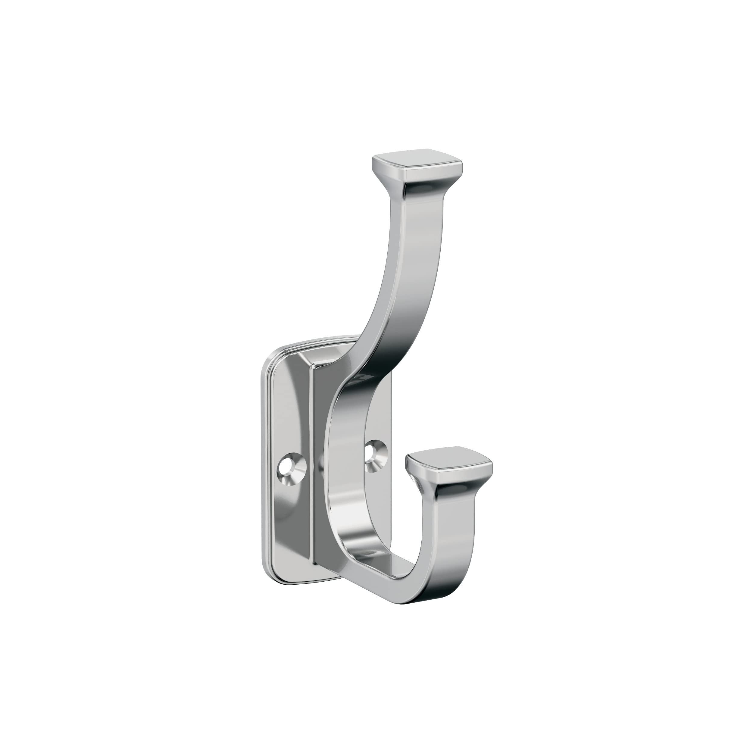 Amerock H3700726 | Alder Double Prong Decorative Wall Hook | Polished ...