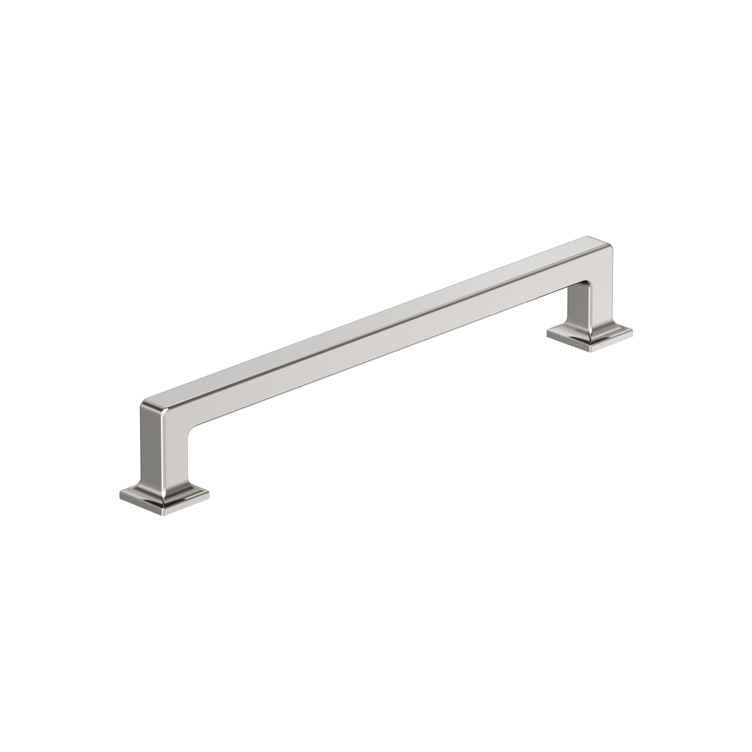 Amerock Lintel 7-9/16 inch (192mm) Center-to-Center Polished Nickel ...