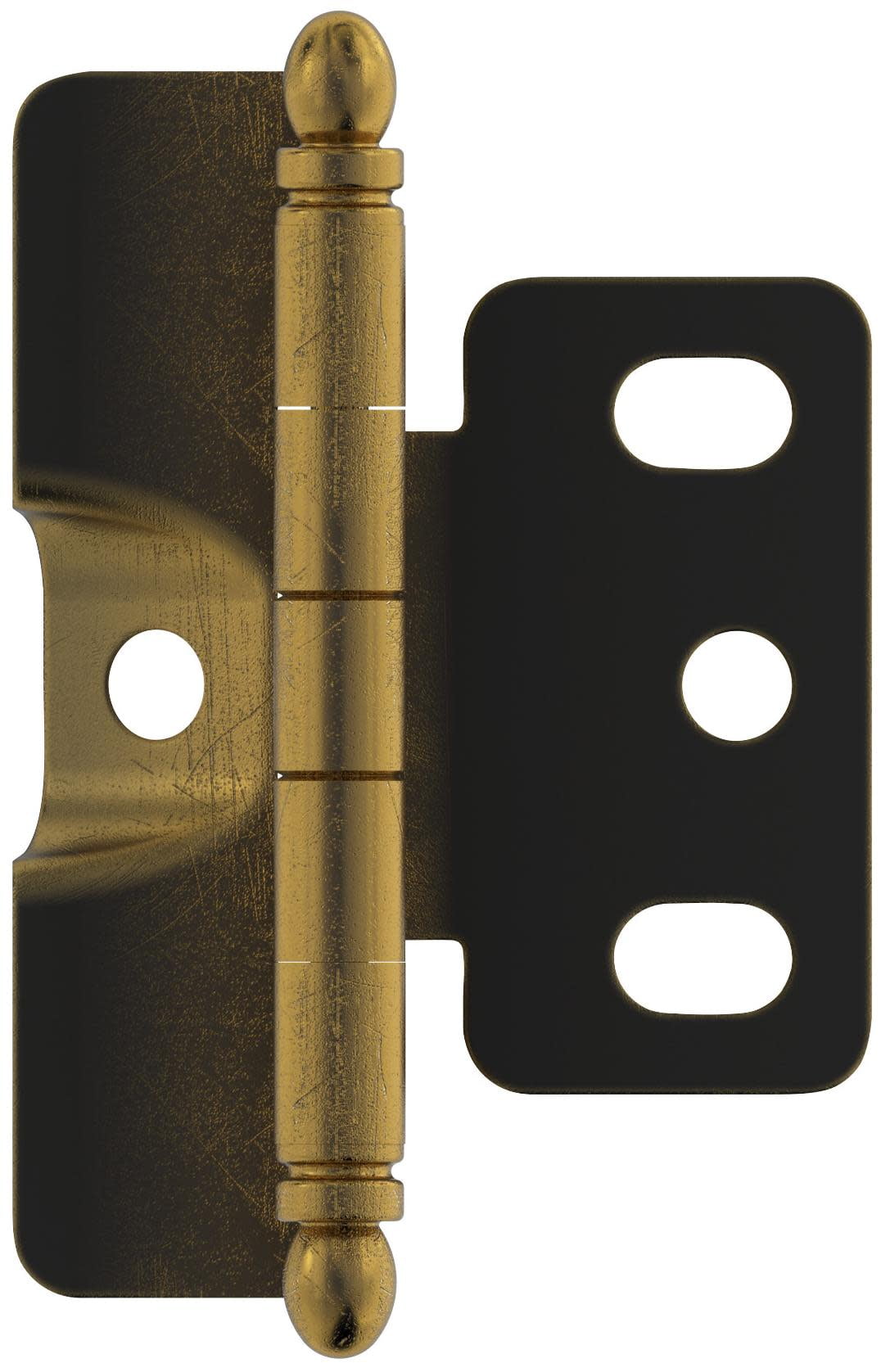 Amerock Pk3175tb Functional Hardware Full Inset Wrap Cabinet Door Hinge ...