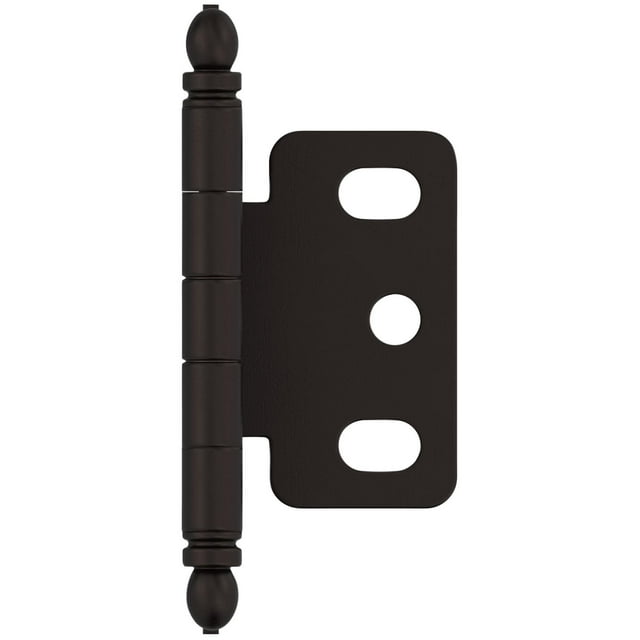 Amerock Pk3180tb Functional Hardware Full Inset Wrap Cabinet Door Hinge - Bronze - Walmart.com