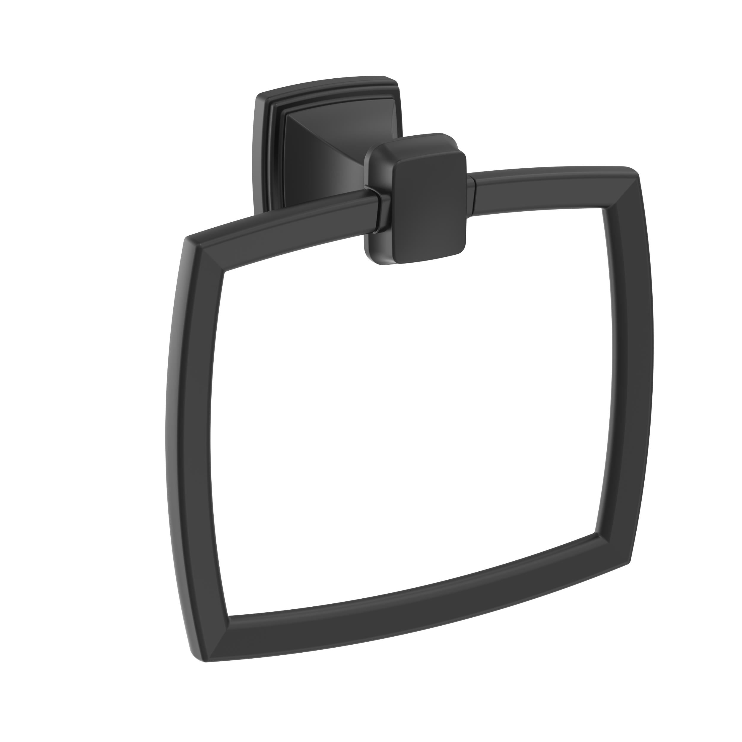 Amerock Revitalize Matte Black Closed Towel Ring - Walmart.com