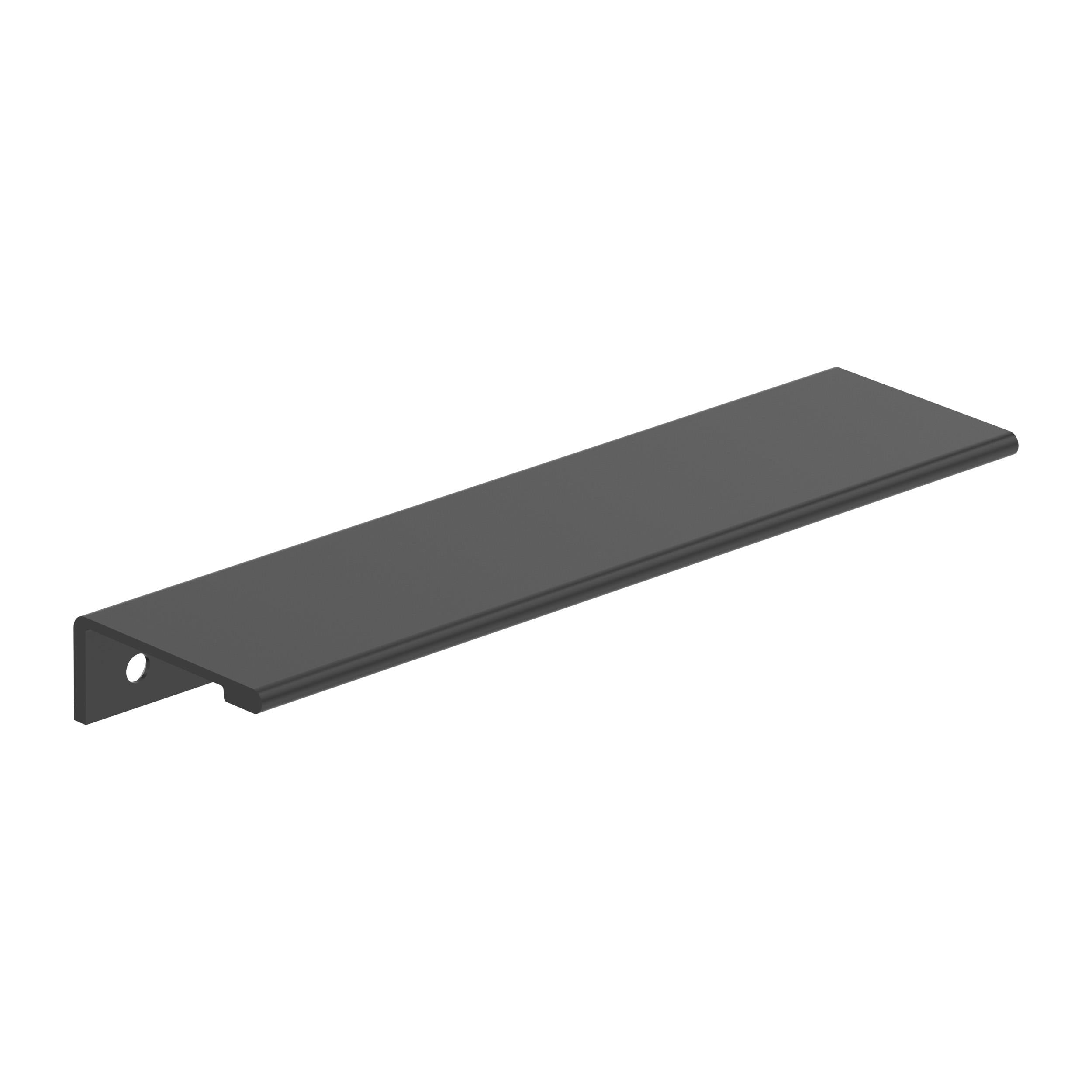 Amerock Streamline II 6 inch (152mm) Length Matte Black Cabinet Finger ...