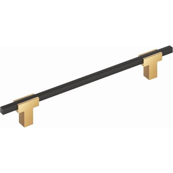Amerock Urbanite 7-9/16 inch (192mm) Center-to-Center Champagne Bronze ...